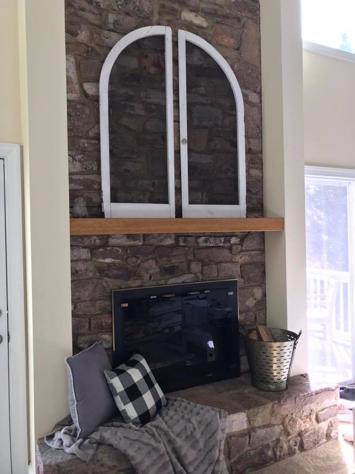 DIY Gray Washed Fireplace - Laurel Dane Designs, LLC