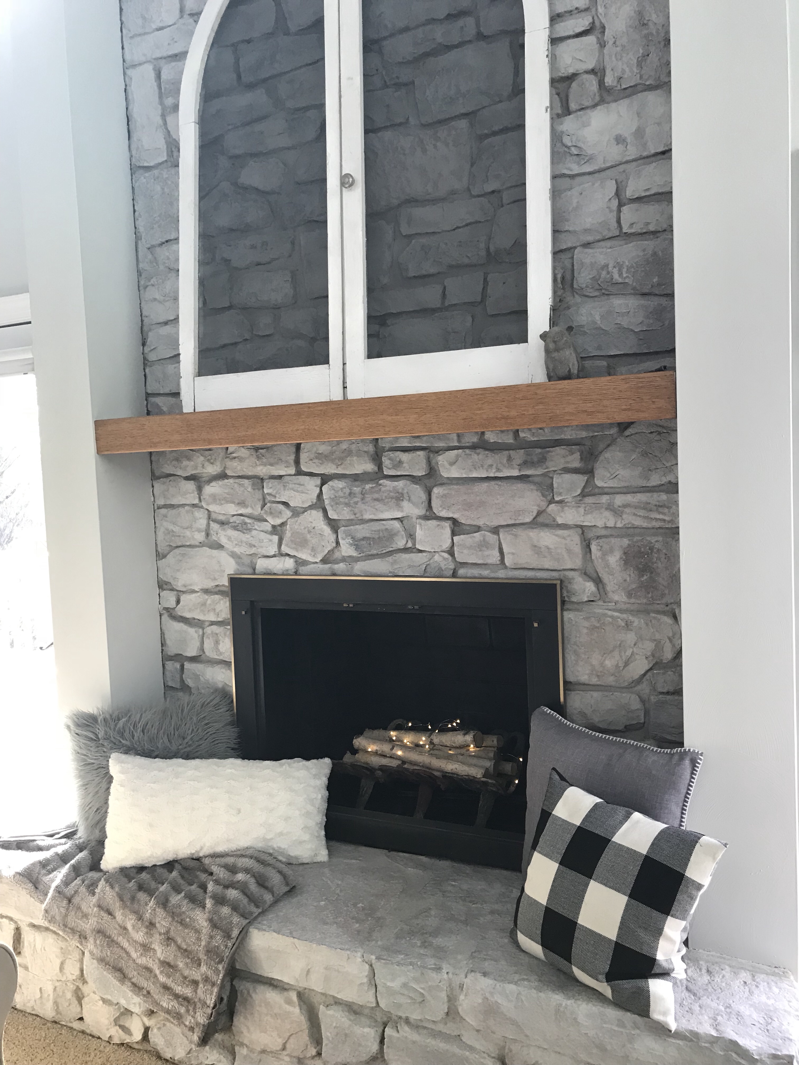 DIY Firebox Refresh - Laurel Dane Designs, LLC