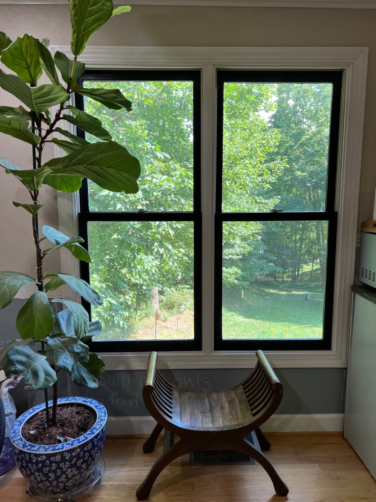 DIY Black Window Frames - Laurel Dane Designs, LLC